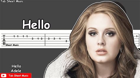 Adele Hello Guitar Tutorial Youtube