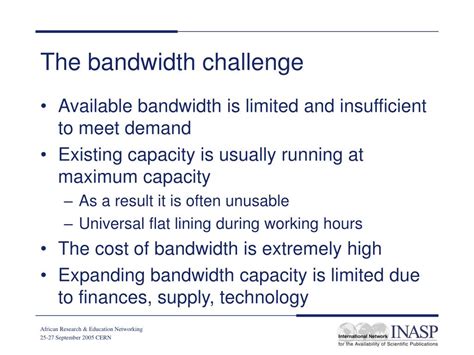 ppt bandwidth management and optimization in research and education