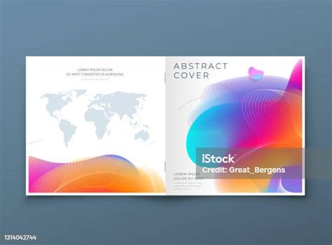 스퀘어 리퀴드 추상 커버 배경 디자인 최신 브로셔 배너 포스터 플라이어 또는 라인 패턴의 프레젠테이션 템플릿을 위한 유체 동적 요소 개념에 대한 스톡 벡터 아트 및 기타