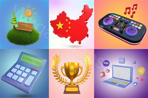 70 High Resolution 4k Mega 3d Icon Pack 3d Model Cgtrader