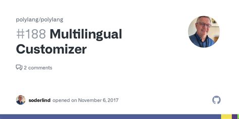 multilingual customizer · issue 188 · polylang polylang · github