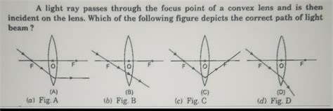 [answered] A Light Ray Passes Through The Focus Point Of A Convex Lens Kunduz