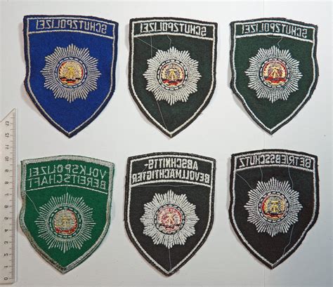 East German NVA Infantry Cuff Patches Outpost Military Police Other Collectables