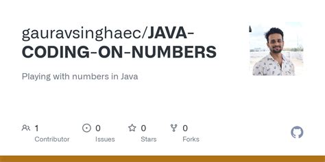 GitHub Gauravsinghaec JAVA CODING ON NUMBERS Playing With Numbers In Java