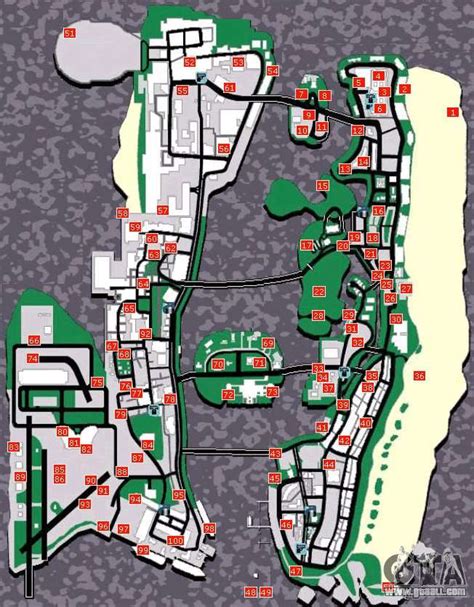 Gta Vice City Hidden Packages Map With Screenshots At Chloe Maygar Blog