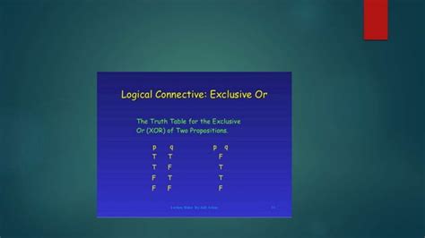 1 Propositional Logic And Logical Connectivespptx