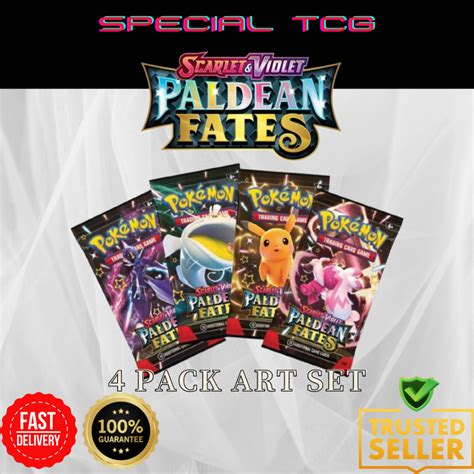 Pokemon Tcg Paldean Fates Booster Pack Shopee Malaysia