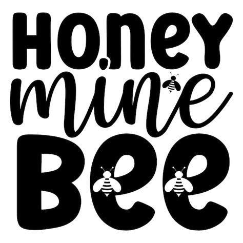 Premium Vector Honey Mine Bee Svg