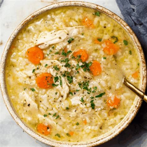 Easy Chicken And Rice Soup Recipe Superb Recipe