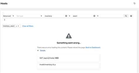 Advanced Search On Hosts Returns 400 If Wrong Variable Type Is Passed
