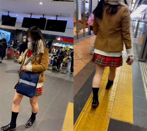Jk盗撮日記62 赤チェック東京 川女子ゆるふわパーマjkを電車ボックス席で盗撮【対面撮影バレ・※対面16分越えの完全版】 Pcolle