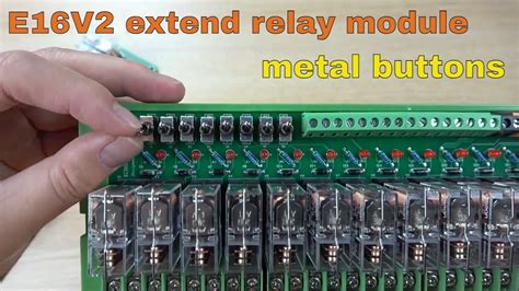 KC E V New Removable Relay Module With Manual Metal Button YouTube