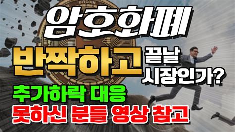 코인 상승하는날 이번 추가하락에 대응못하신분들 대응방법 알려 드리겠습니다비트코인 이더리움 도지코인 리플엘프