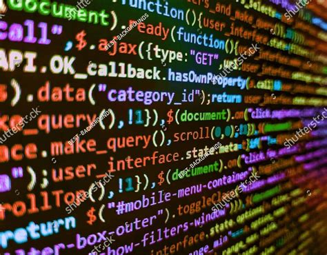 Technology Concept Hex Code Digital Background Simple Website Html Code With Colorful Tags In