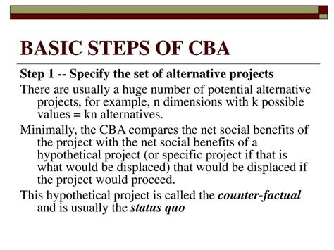 Chapter 1 Introduction To Cost Benefit Analysis Ppt Download