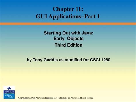 Ppt Starting Out With Java Early Objects Third Edition By Tony