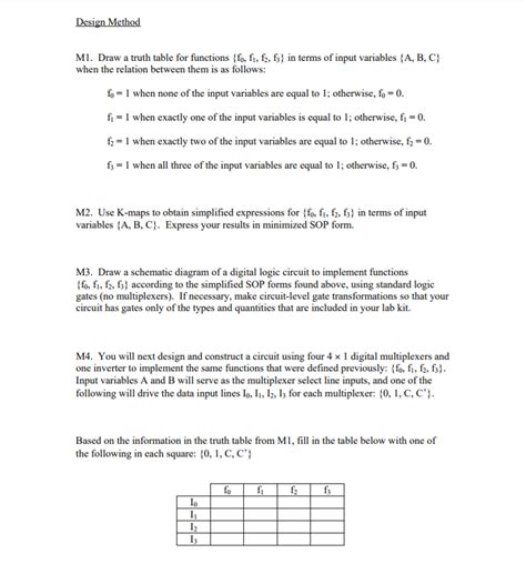 Solved Combinational Logic Circuit Design Using Digital Chegg