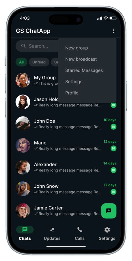 gs chatapp the ultimate whatsapp like chatting ui kit react native