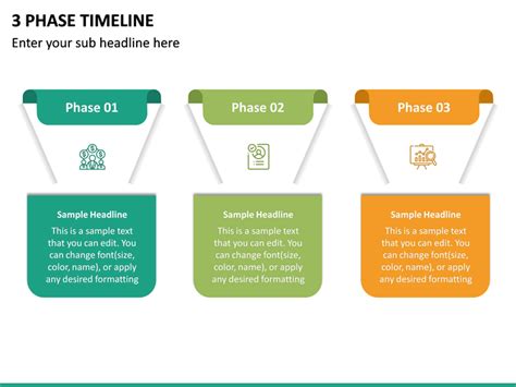 3 Phase Timeline PowerPoint And Google Slides Template PPT Slides