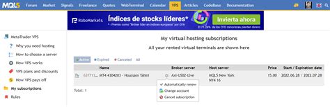 Virtual Hosting Failed To Connect To Server MQL New York NY