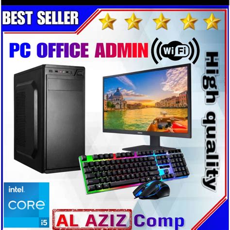 Jual Komputer Rakitan Fullset Inch Murah Intel Core I Ram Gb Ssd Gb Wi Fi Shopee