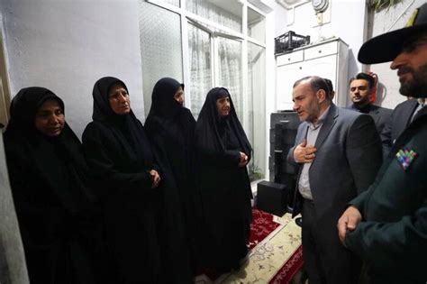 استاندار کرمانشاه از خانواده پلیس فقید سرهنگ بابایی دلجویی کرد ایرنا