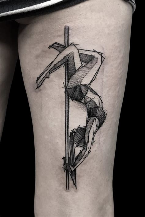 Aerial Tattoo Ideas Stripper Tattoo Pole Dancer Tattoo Dancing