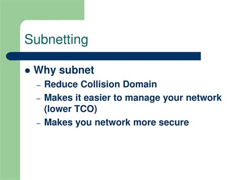 PPT Subnetting PowerPoint Presentation Free Download ID 5146929