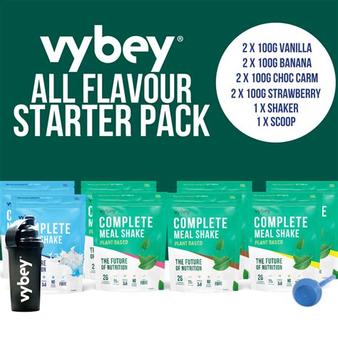 Vybey Meal Replacement Shakes Starter Packs For Balanced Nutrition