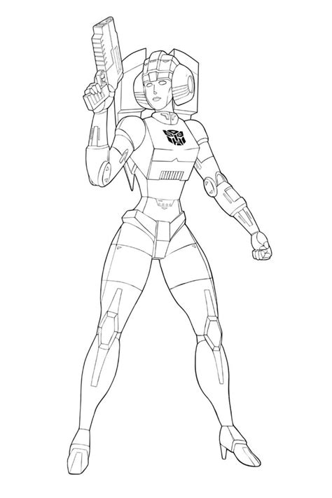 Coloriage Transformers 1 Dessin Gratuit à Imprimer