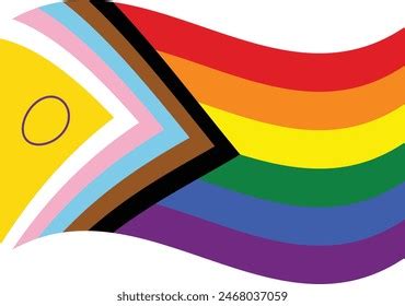 Progress Pride Flag Progress Pride Rainbow Stock Vector Royalty Free Shutterstock