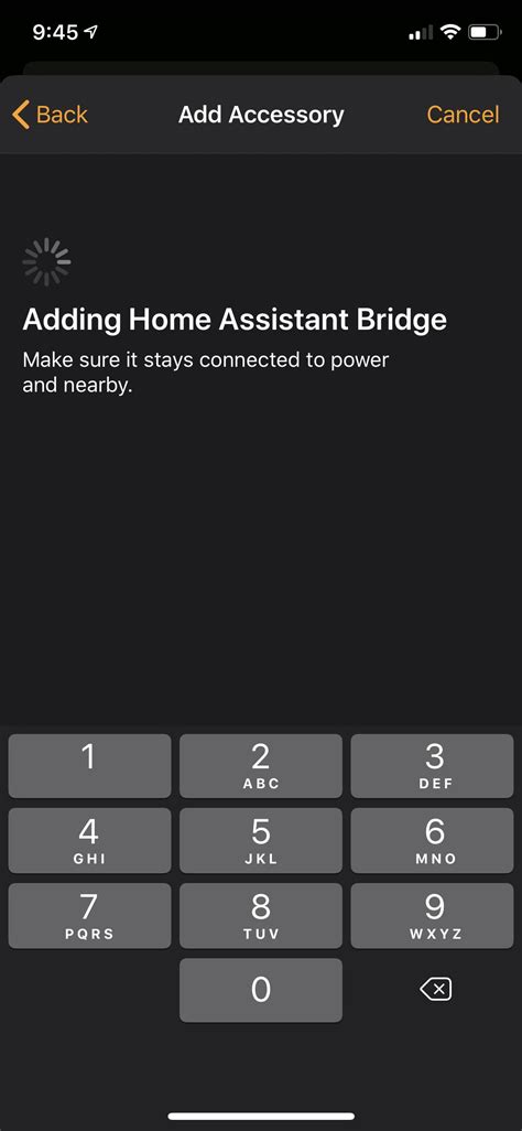 Homekit Will Not Add Bridge Rhomeassistant