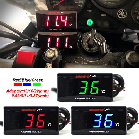 Motorcycle Koso Water Temperature Mini Meter For Xmax250 300 Nmax Cb