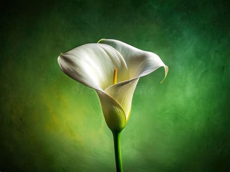 Stylish Urban Exploration Calla Lily Print Design Vibrant Yellowgreen
