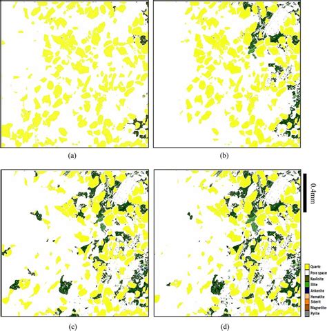 Dissolution Patterns Of The Single And Multi Mineral Reactions A