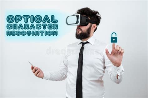 Text Sign Showing Optical Character Recognition Business Concept The Identification Of Printed