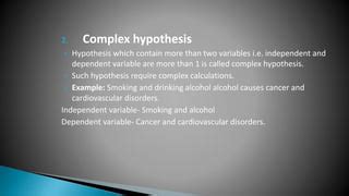 Hypothesis PPTX Science