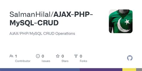 github salmanhilal ajax php mysql crud ajax php mysql crud operations