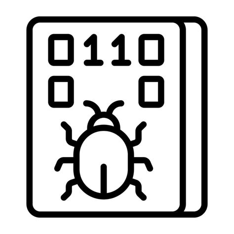 modern design icon of infected binary data 46165351 vector art at vecteezy