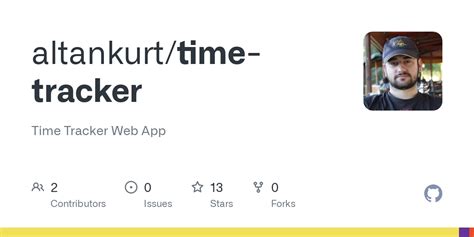GitHub Altankurt Time Tracker Time Tracker Web App