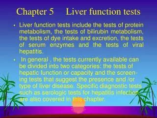 PPT Liver Function Tests LFTs PowerPoint Presentation Free Download ID 9632296