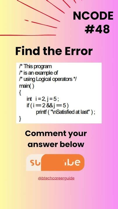Ncode 48 Find The Output Comment Your Answer Below Coding