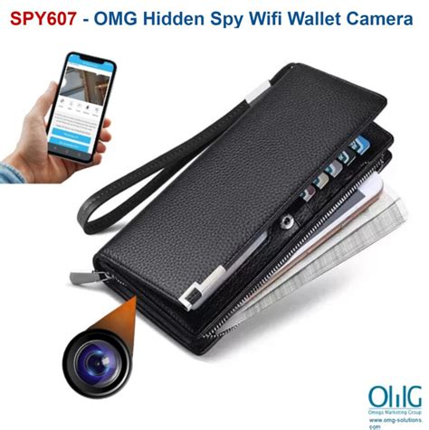SPY607 OMG Hidden Spy Wifi Wallet Camera OMG Solutions