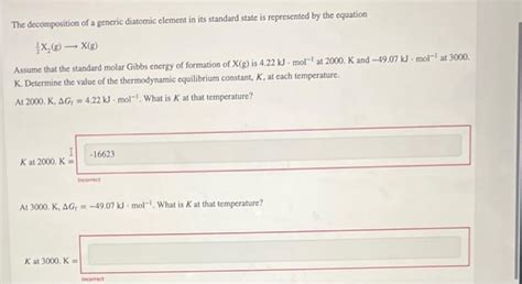 Solved The Decomposition Of A Generic Diatomic Element In