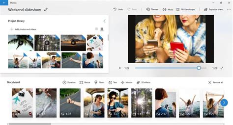 How To Create A Photo Video Slideshow With Microsoft Photos Organizing Photos