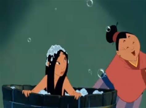 Bath Time Thoughts With Mulan