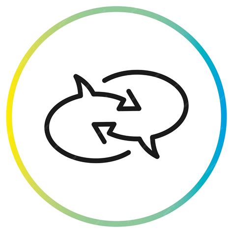 premium vector translate icon learning chat interpreter dialog thin