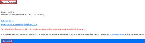 Steps To Update Firmware On My Cloud OS Automatically Or Manually SanDisk