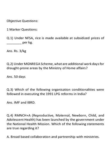 Fillable Online Objective Questions Fax Email Print Pdffiller