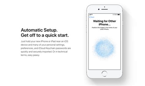 IOS Automatic Setup Makes Setting Up New Devices A Breeze